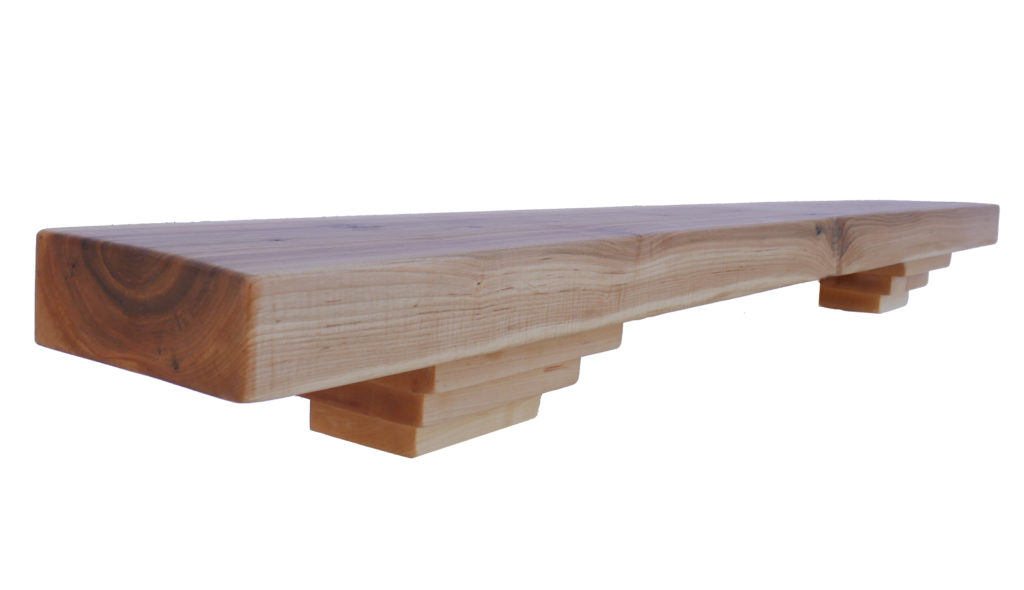 Custom Maple Mantel Mendota Mantels 1300 - Old Growth Wood Mantels